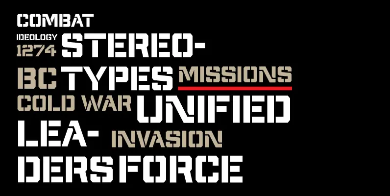 Militia Sans – MisterFonts