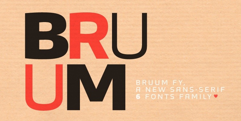 Bruum FY – MisterFonts