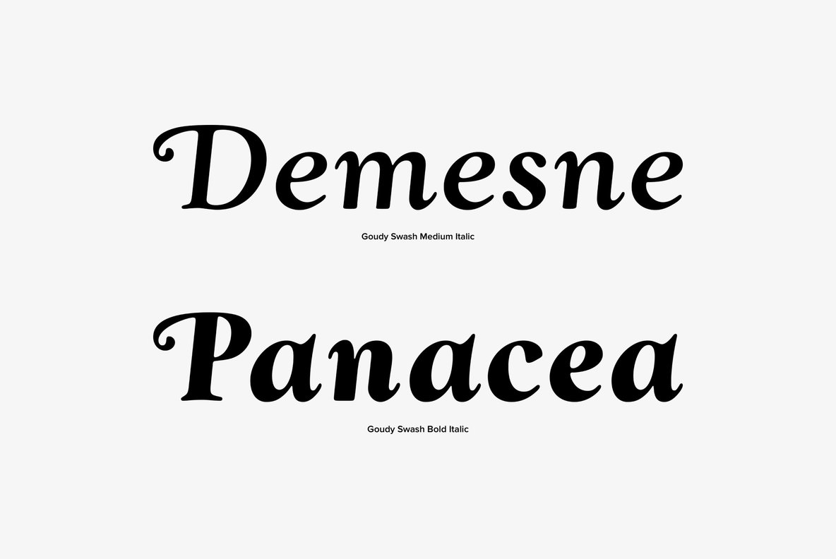 WTC Goudy Swash – MisterFonts