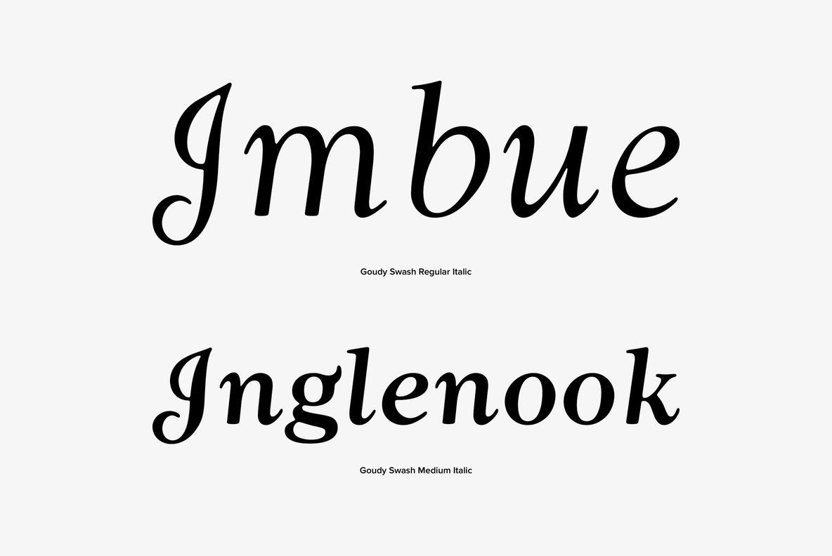 WTC Goudy Swash – MisterFonts