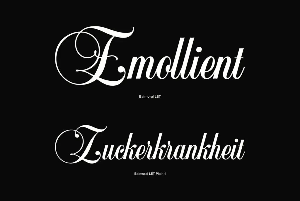Balmoral – MisterFonts