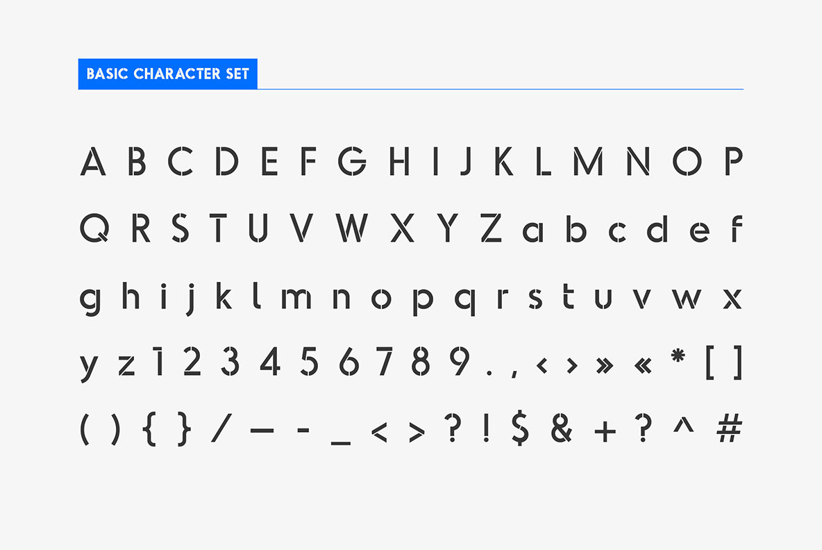 Odudo Stencil – MisterFonts