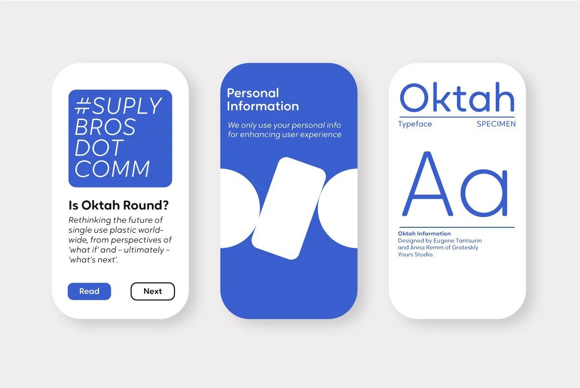 Oktah Round – MisterFonts