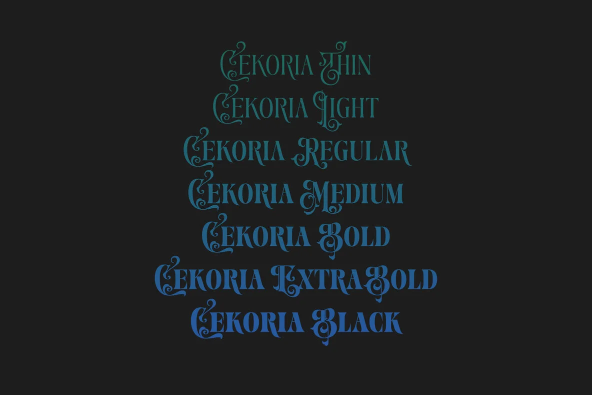 Cekoria Font: Vintage Exquisiteness Meeting Modern Design Utility ...