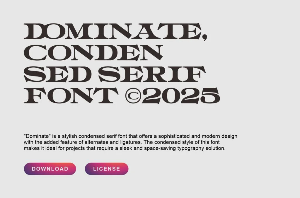 WS Dominate Font – MisterFonts