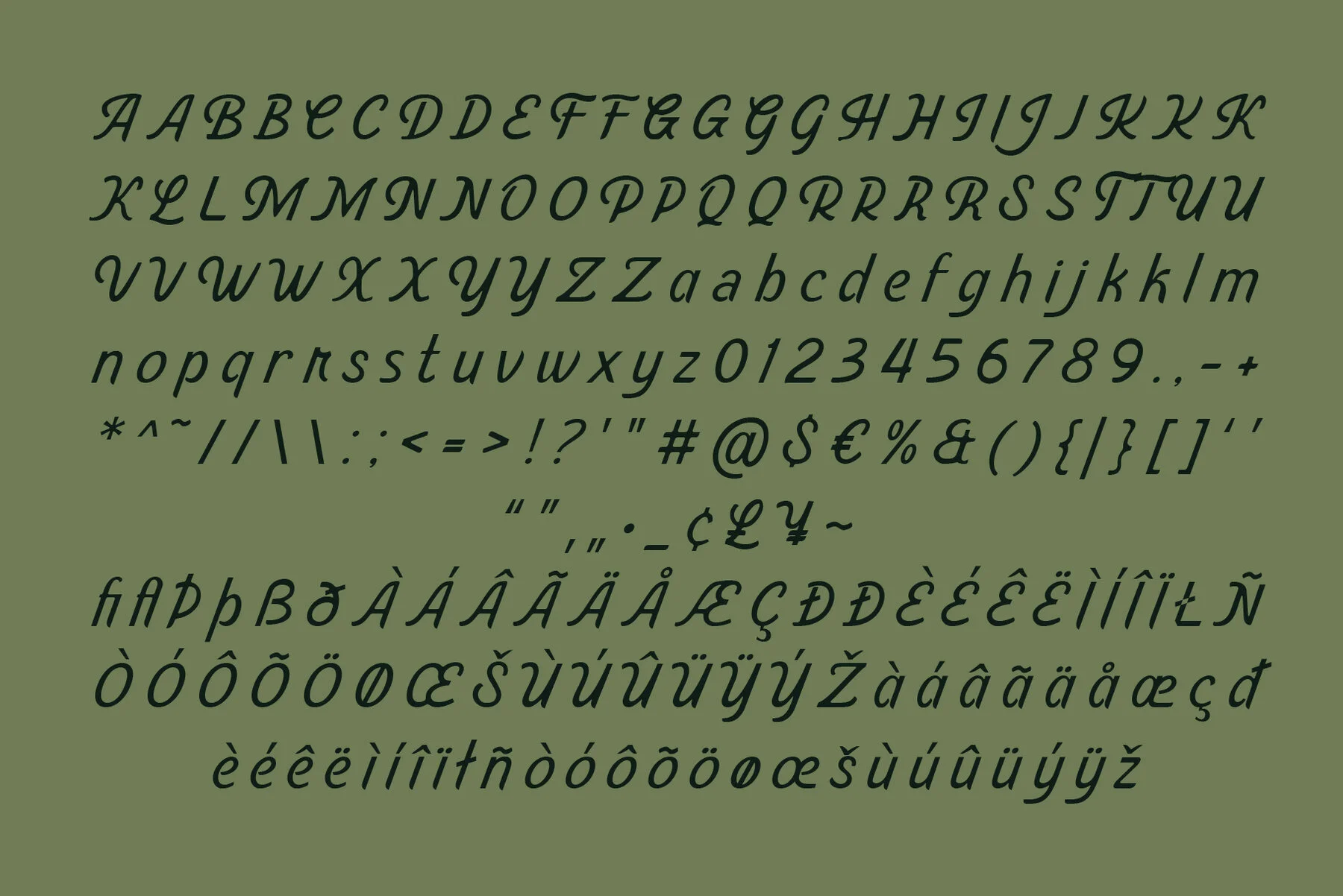 SFC Country Fairway Font – MisterFonts